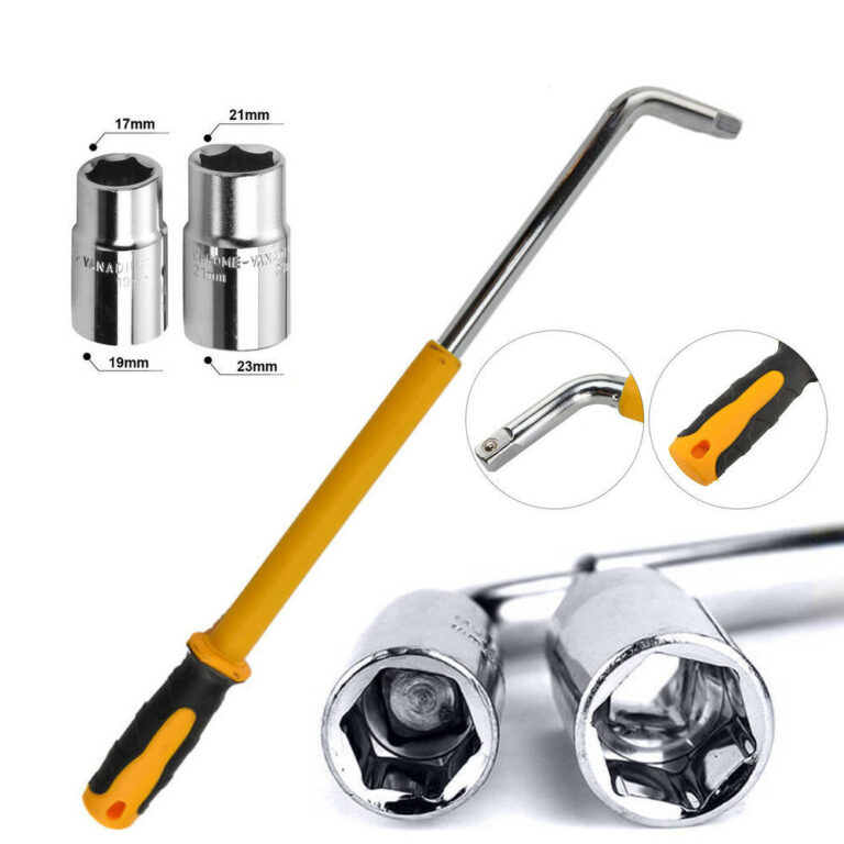 Extendable Wheel Brace Wrench Telescopic Car Socket Tyre Nut 17 19 21 ...