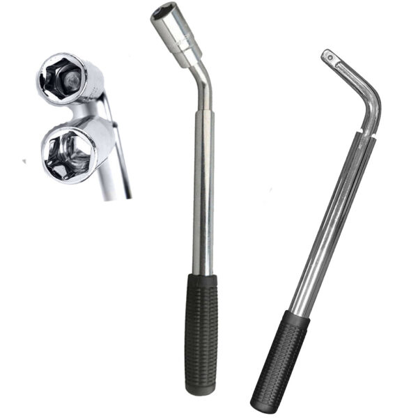 Van Car Brace Tyre Nut Opener Socket Wrench17,19mm&21,23mm Extendible ...